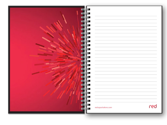 Custom Red Notebook